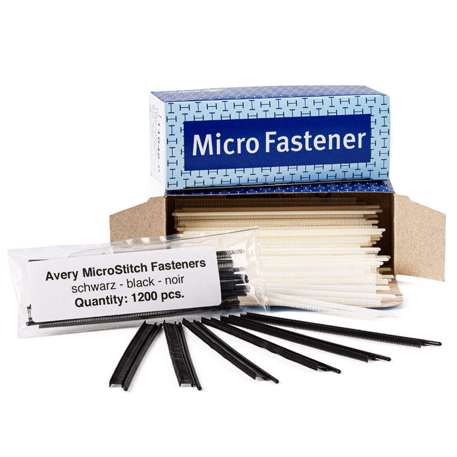 MicroStitch/MicroTach Fasteners 4.4mm (black & white)