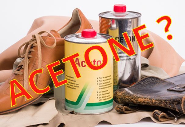 Acetone - the perfect leather cleaner?