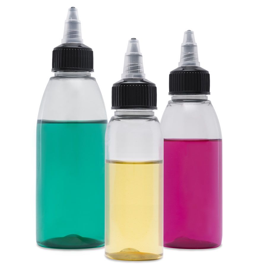 Transparent bottle ☆ with dosing tip